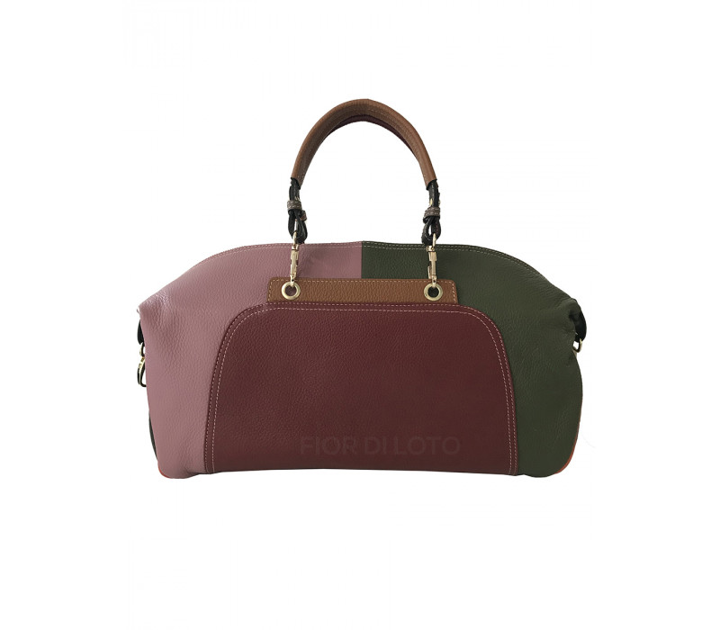 Wholesale Leather Bags Online - Handbag - Monica Color Mixed